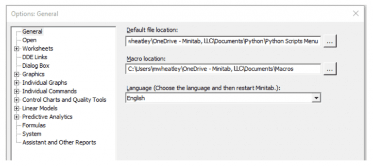 รัน Python script อย่างรวดเร็วด้วยปุ่มใน Minitab